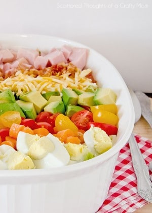 The Classic Cobb Salad - Scattered Thoughts of a Crafty Mom