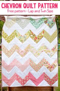 Chevron Quilt (the easy way...) - Scattered Thoughts of a Crafty Mom by ...