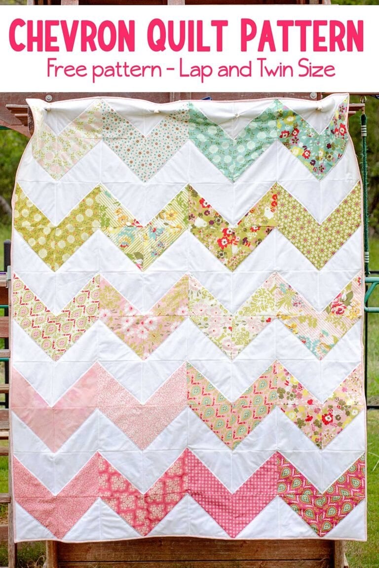 Chevron Quilt (the easy way...) - Scattered Thoughts of a Crafty Mom by ...