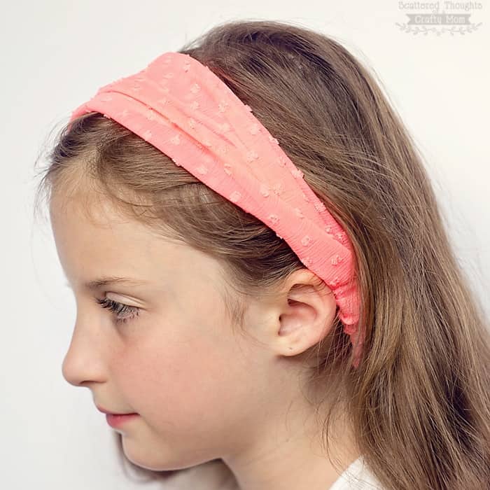 Easy Elastic Headband Tutorial Scattered Thoughts Of A Crafty Mom By 