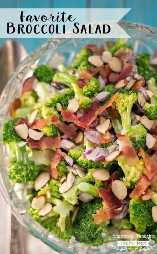 My Favorite Broccoli Salad Recipe - Scattered Thoughts of a Crafty Mom ...