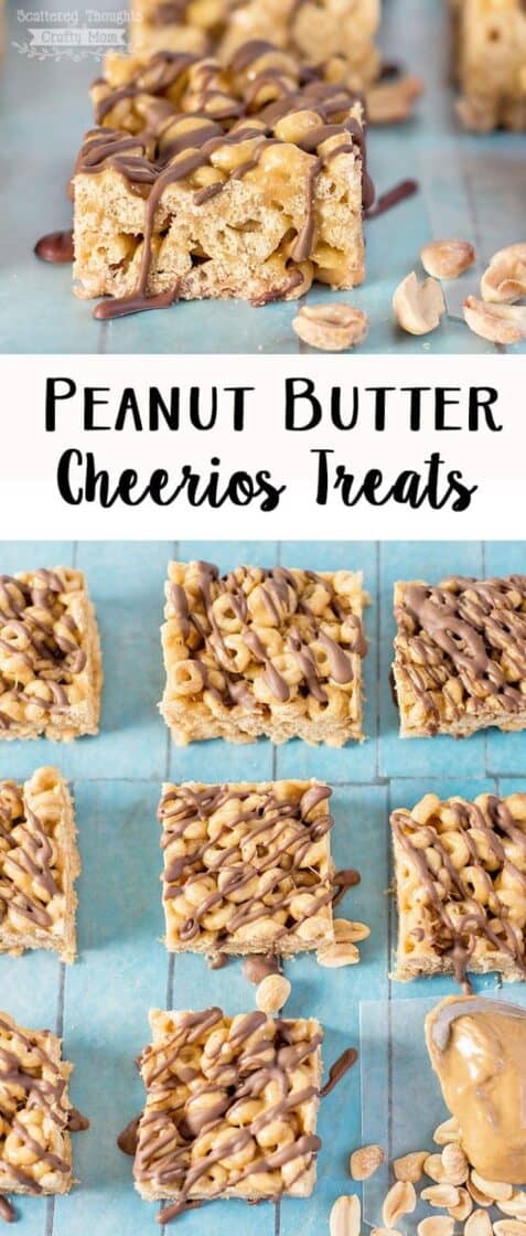 No Bake Peanut Butter Cheerios Treats - Scattered Thoughts of a Crafty ...