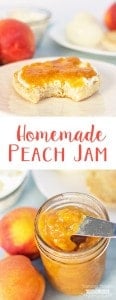 Easy Homemade Peach Jam Recipe (No Pectin) - Scattered Thoughts of a ...