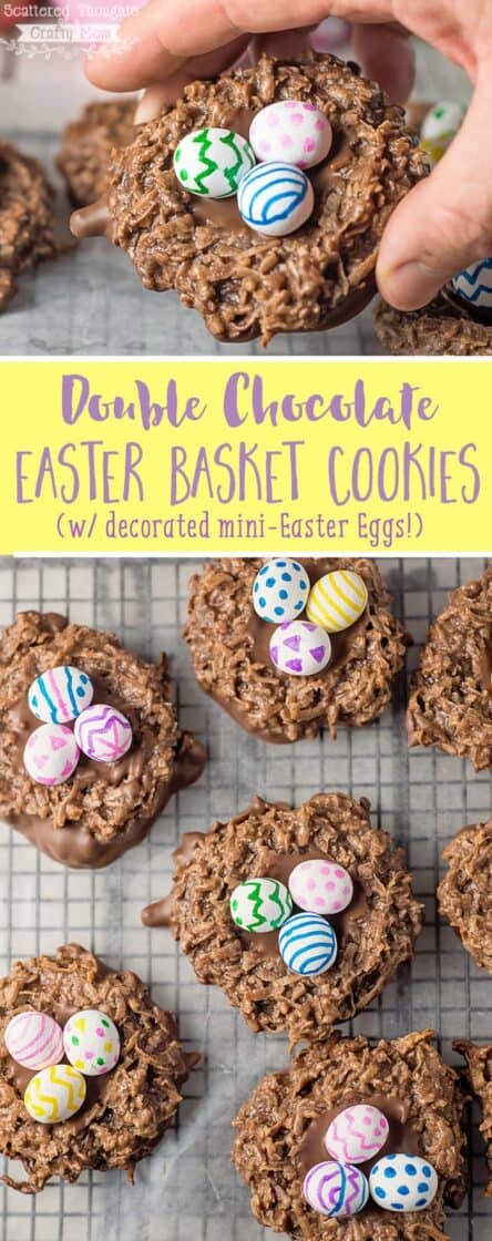 The Double Chocolate Easter Basket Cookies that are a Must Make ...