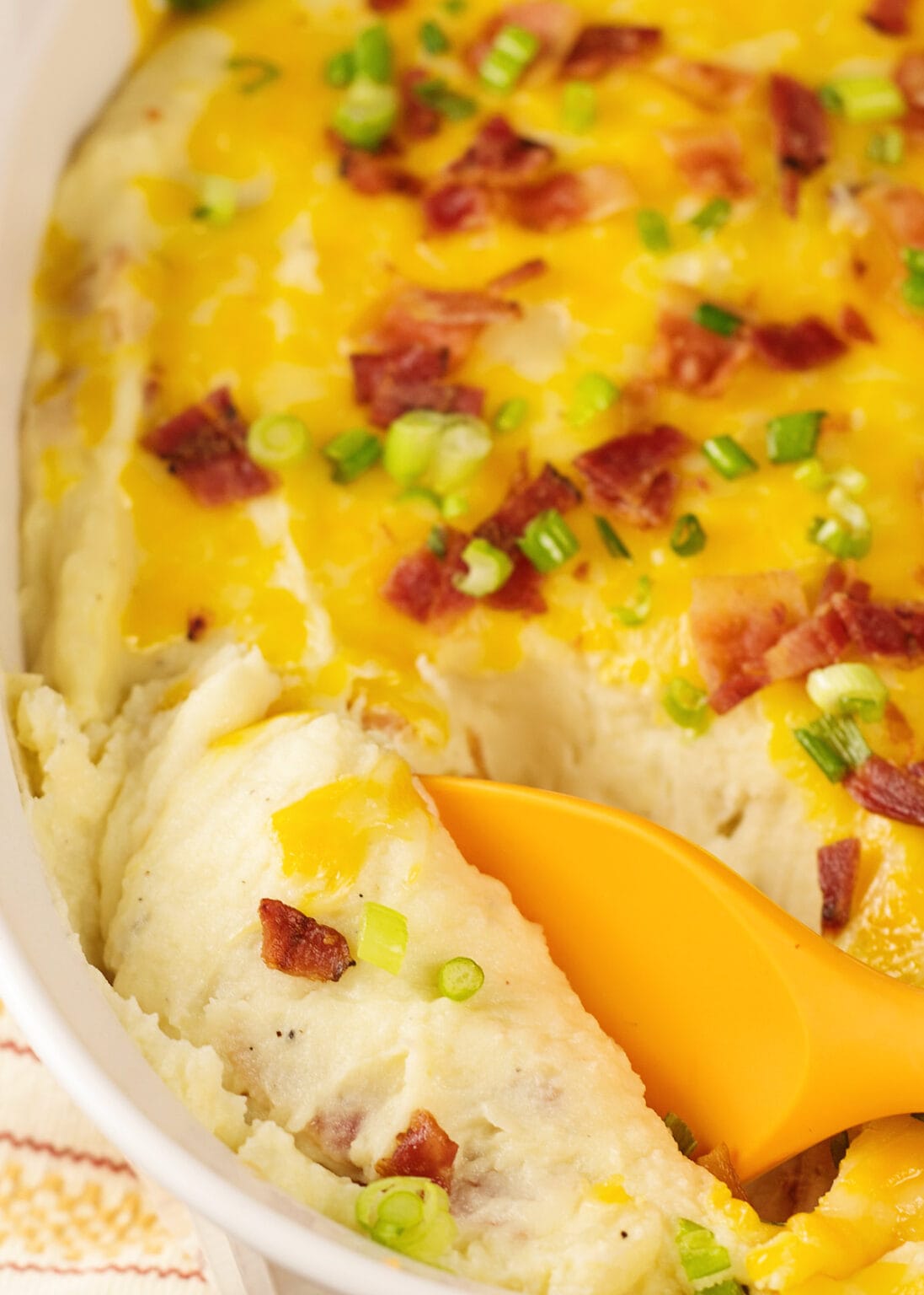 The BEST Loaded Mashed Potato Casserole