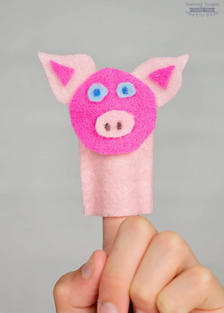 How to Make Felt Finger Puppets (crafts for kids) - Scattered Thoughts ...