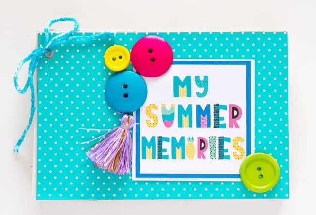 DIY Summer Memory Journal (free printable journal cards ...