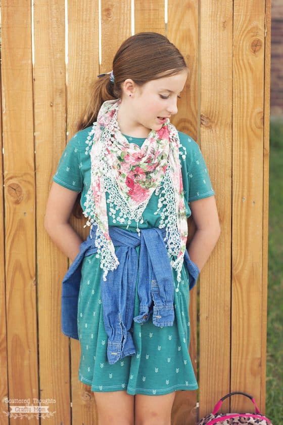 Perfect T-Shirt Dress Pattern and Tutorial (free pdf sewing pattern sz ...