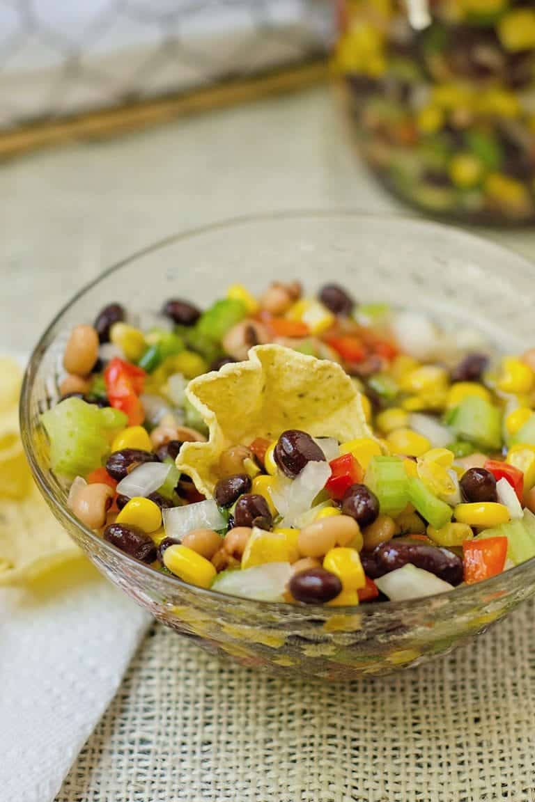 Texas Caviar Recipe (Black Bean and Corn Salsa Dip) - Scattered ...