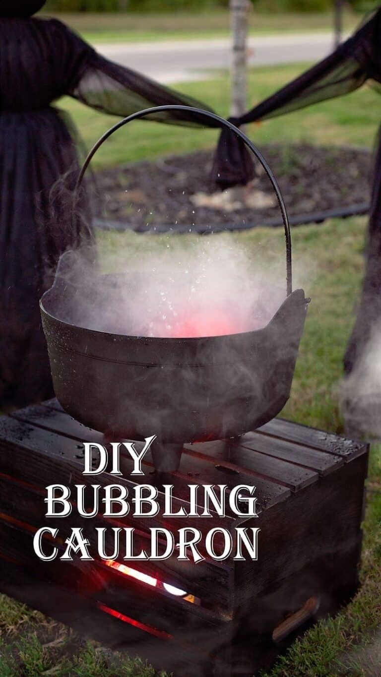 How to Make a Bubbling Cauldron for Halloween
