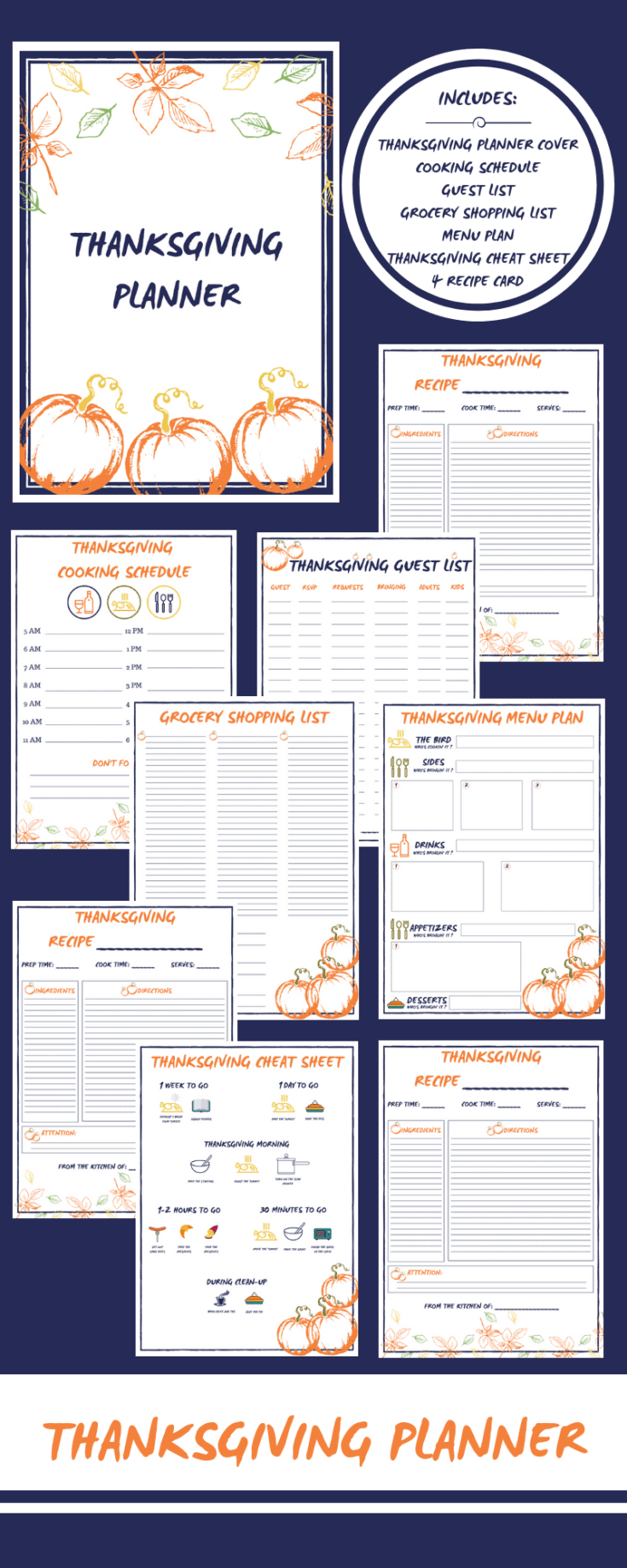 How to Have an Awesomely Organized Thanksgiving Dinner (+ FREE ...