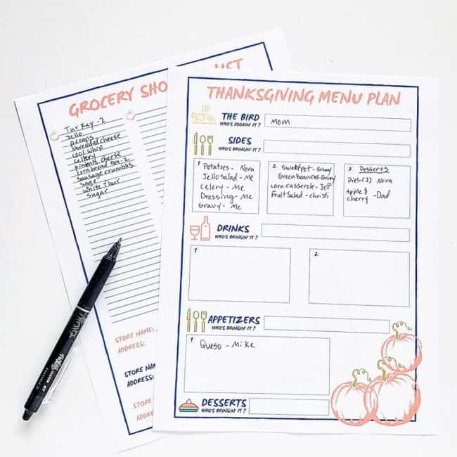 How to Have an Awesomely Organized Thanksgiving Dinner (+ FREE ...