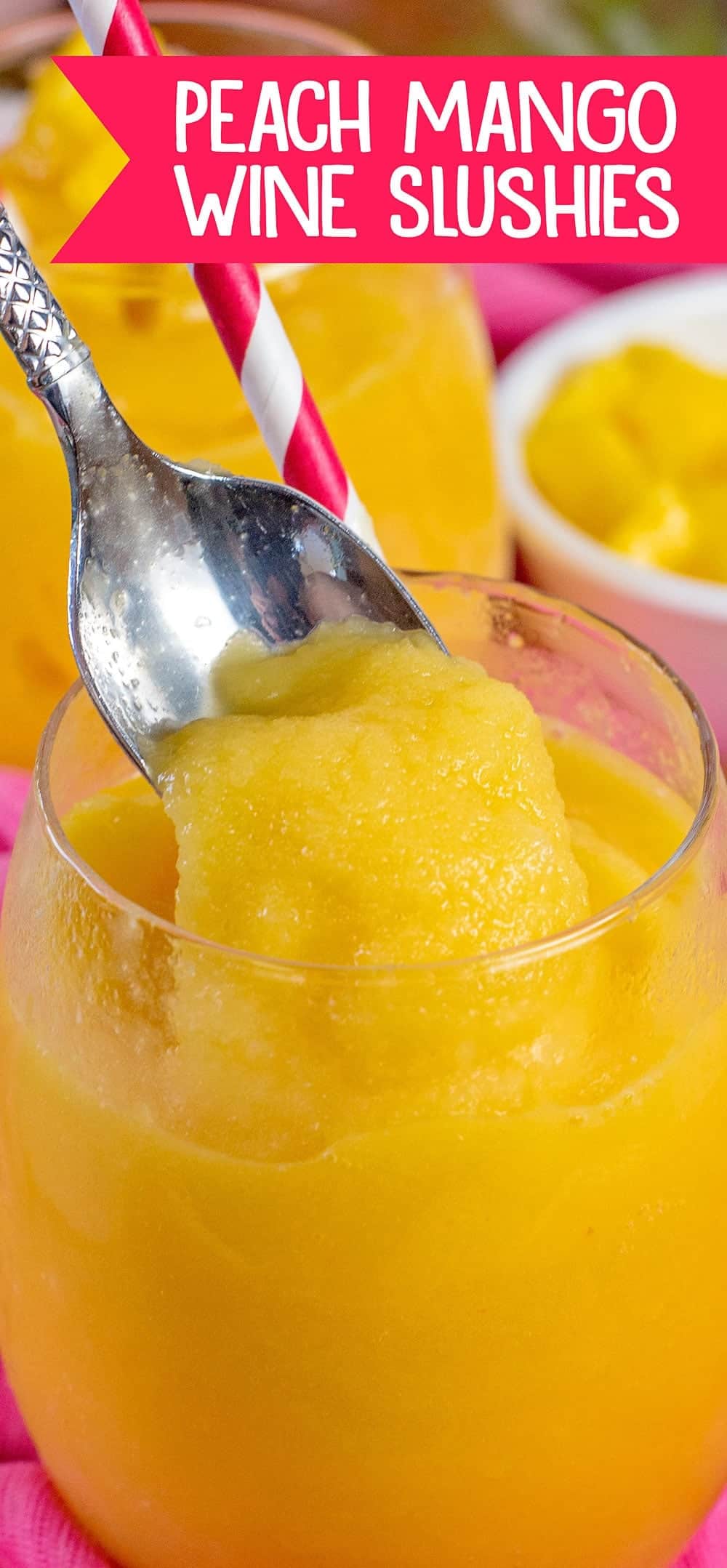 Amazingly Yummy Peach Mango Wine Slushies - Scattered Thoughts of a ...