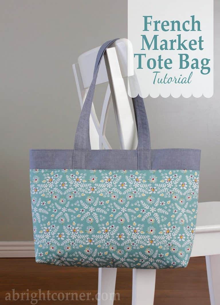18 Free Tote Bag Patterns You Can Sew Today - Scattered Thoughts of a ...