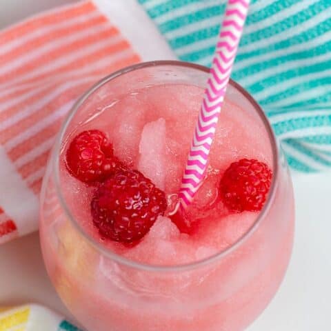 Pink Moscato Wine Slushie - The Ultimate Summer Frozen Drink