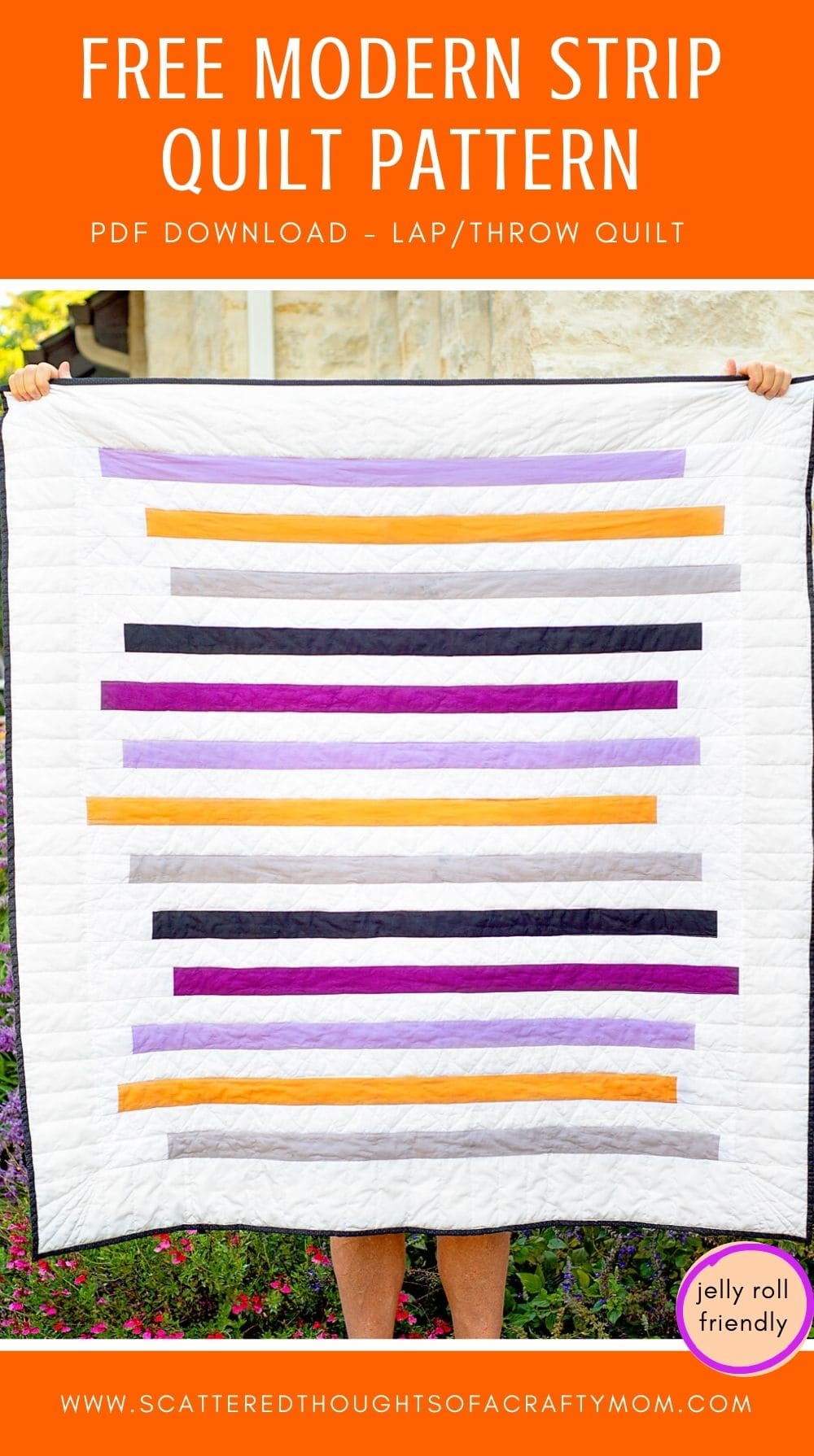Sew a Modern Strip Quilt - Free Quilt Pattern and Tutorial