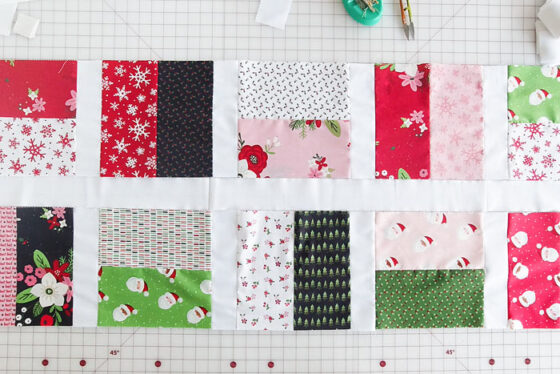 Simple Square Blocks Quilt Pattern (free pdf pattern)