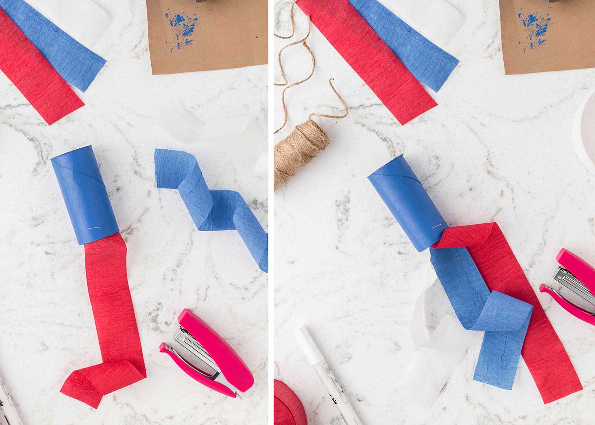 Red, White, and Blue Windsock Craft - Perfect 4th of July Craft