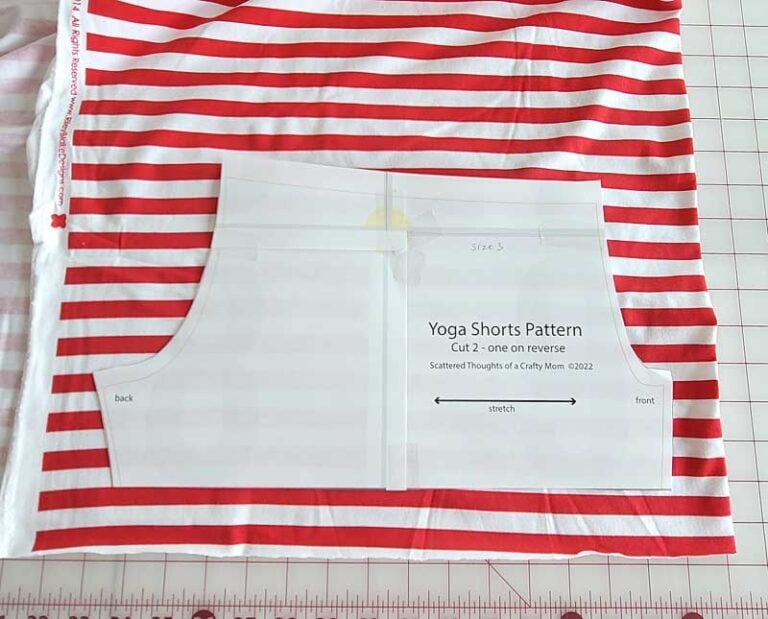 Girl's A-line Knit Play Shorts Pattern (size 2 to 12) - Scattered ...