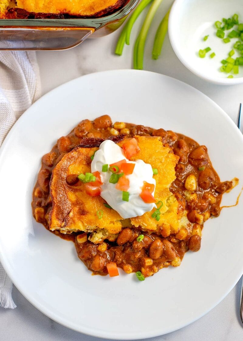 Chili Cornbread Casserole