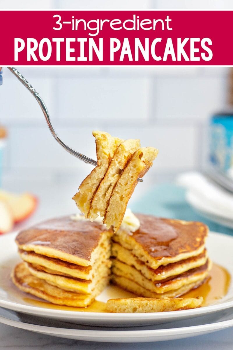 3 Ingredient Protein Pancakes - The perfect way to start your day!