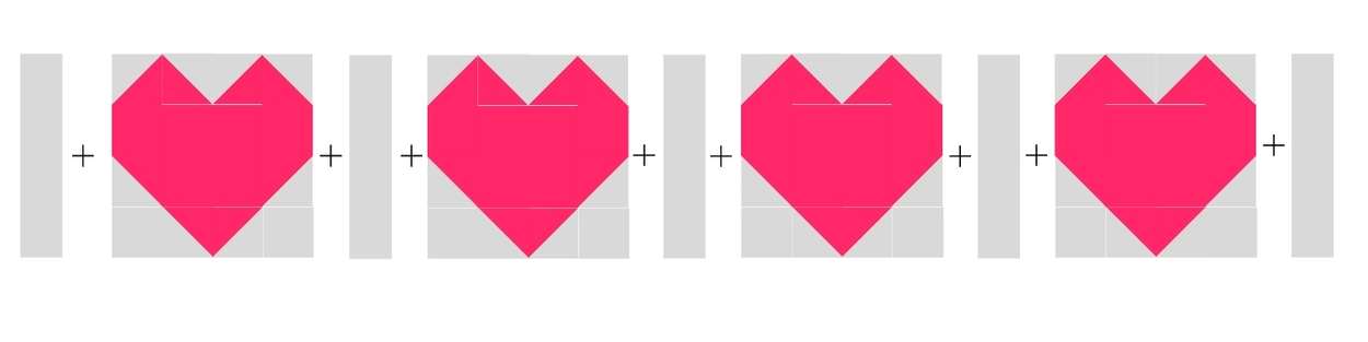 Heart Table Runner - Free Pattern - Scattered Thoughts of a Crafty Mom