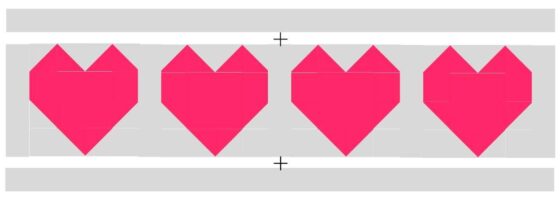 Heart Table Runner - Free Pattern - Scattered Thoughts of a Crafty Mom