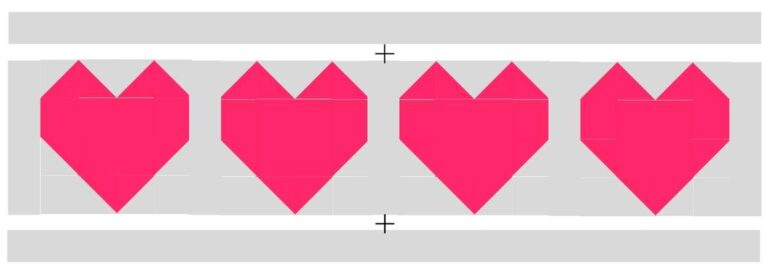Heart Table Runner - Free Pattern - Scattered Thoughts of a Crafty Mom