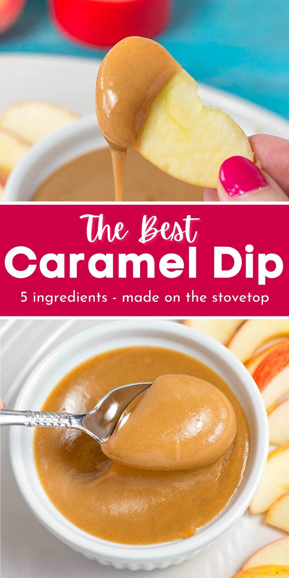 Easy Caramel Dip with Sweetened Condensed Milk