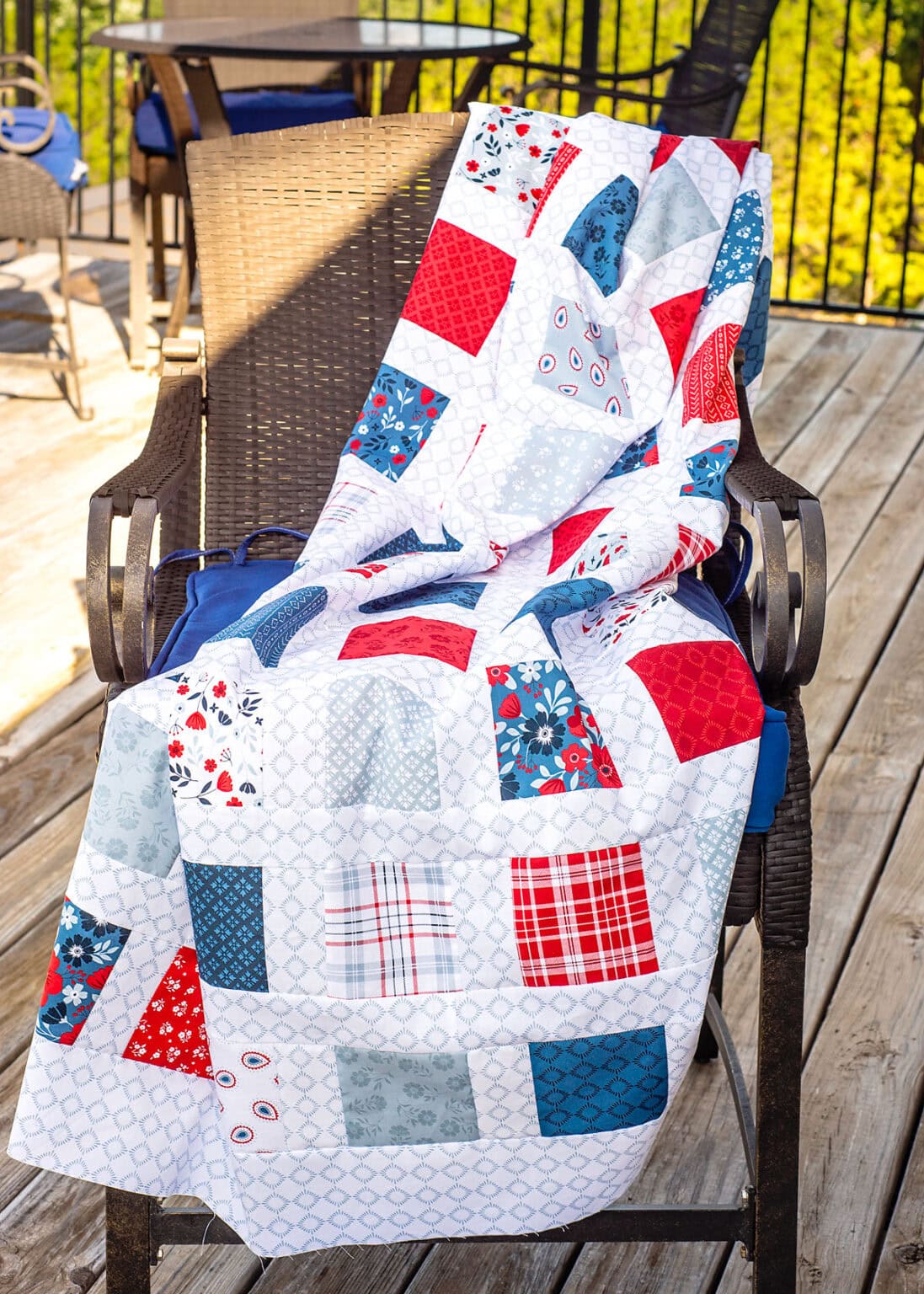Colorful Squares Quilt Pattern - Scattered Thoughts of a Crafty Mom by ...