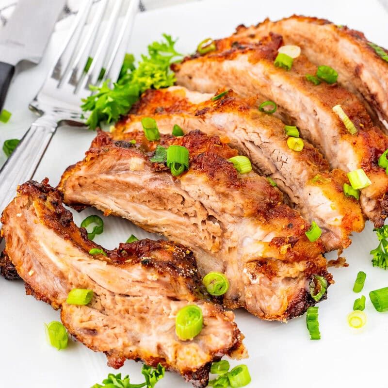 Air Fryer Pork Ribs - Scattered Thoughts of a Crafty Mom by Jamie Sanders