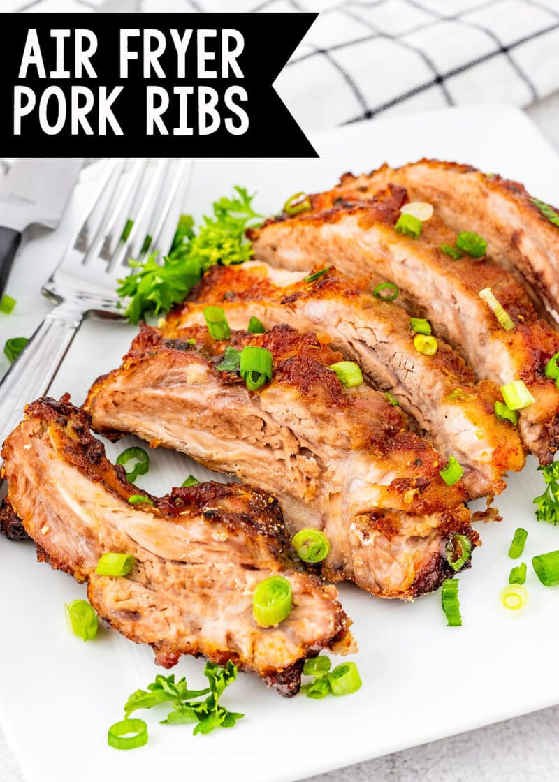 Air Fryer Pork Ribs - Scattered Thoughts of a Crafty Mom by Jamie Sanders