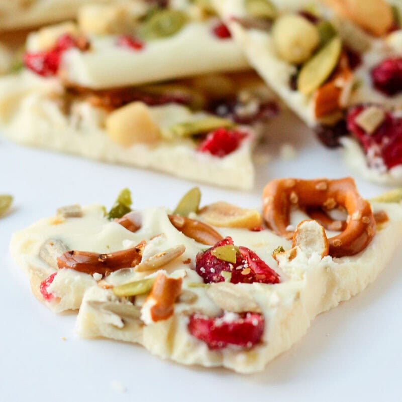 White Chocolate Holiday Bark Recipe