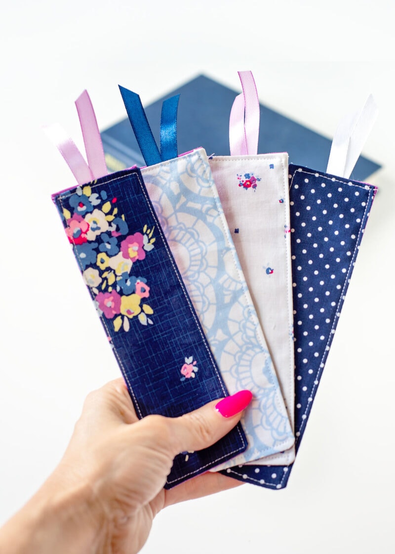 Easy Fabric Bookmarks (Beginner Sewing Project with Scrap Fabric)
